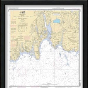 NIANTIC BAY and VICINITY, Connecticut - Nautical Chart Published in ...