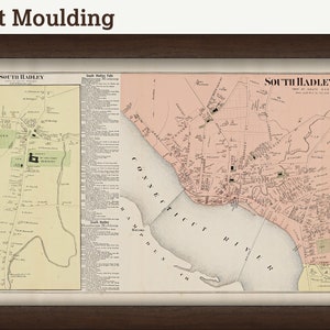 Village of SOUTH HADLEY, Massachusetts 1873 Map - Etsy