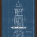 MOBILE POINT LIGHTHOUSE Alabama Blueprint Drawing and Plan - Etsy