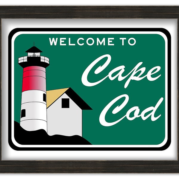 Cape Cod Map Poster - Etsy