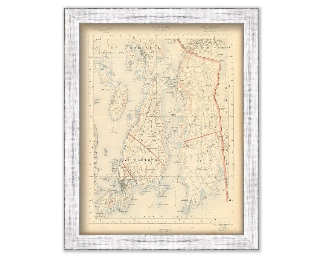 NEWPORT, Tiverton, Little Compton, Middletown and Portsmouth, Rhode ...