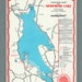NEWFOUND LAKE, New Hampshire 1961 Nautical Chart - Etsy