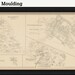 DUNBARTON and PITTSFIELD, New Hampshire 1892 Map, Replica or Genuine ...
