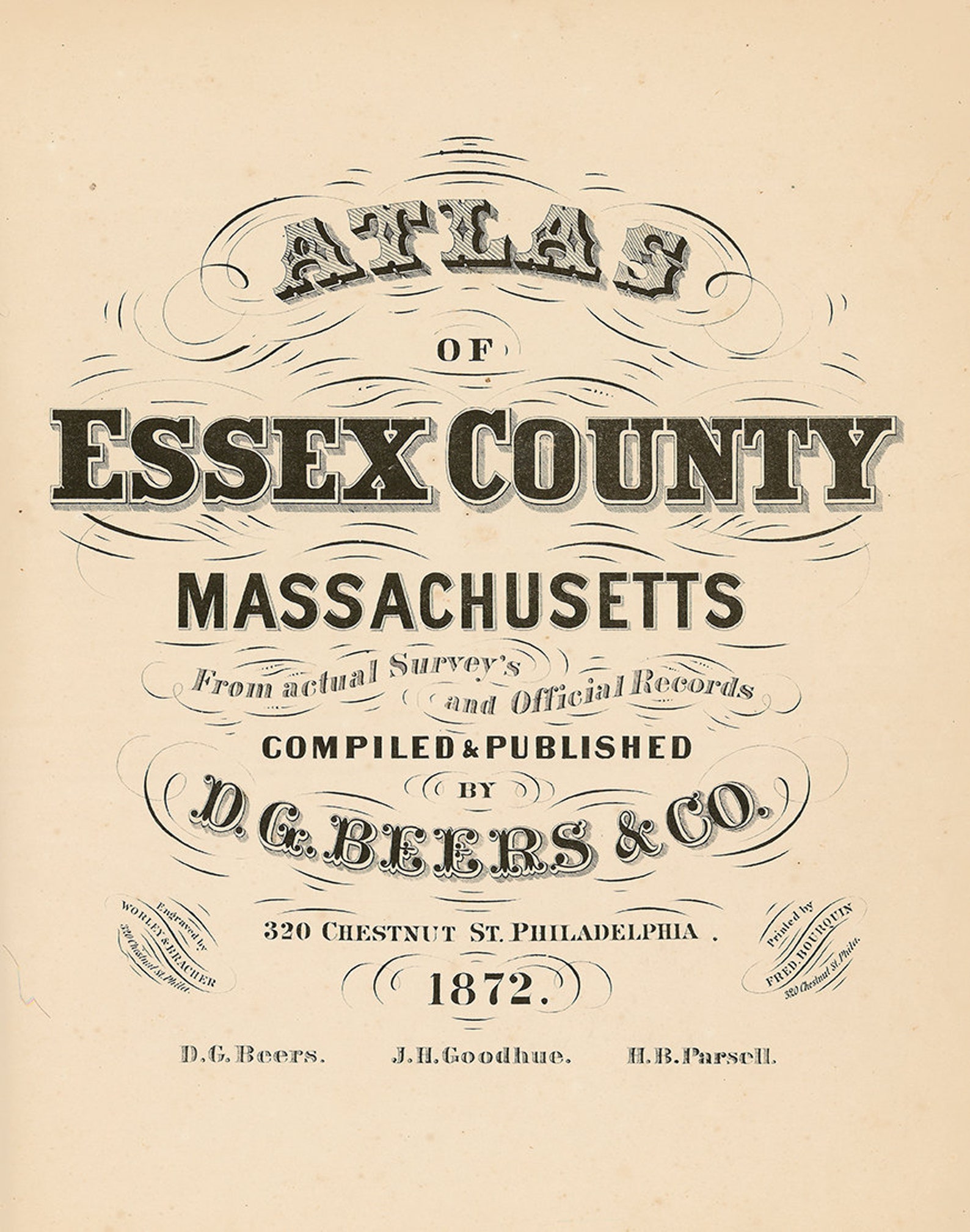 ROWLEY Massachusetts 1872 Map Replica or Genuine ORIGINAL - Etsy