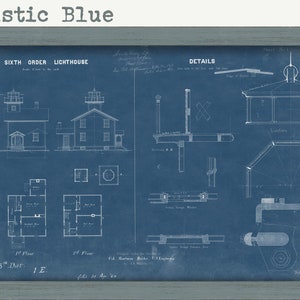 EDIZ HOOK LIGHTHOUSE, Port Angeles, Washington - Blueprint Drawing and ...