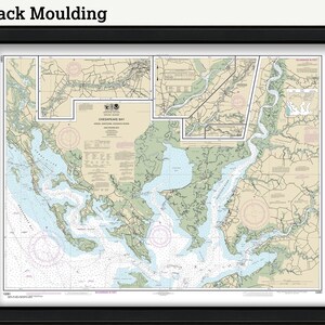 CHESAPEAKE BAY, Honga, Nanticoke, Wicomico Rivers and Fishing Bay ...