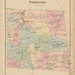 WASHINGTON Vermont 1877 Map Replica or Genuine ORIGINAL - Etsy