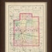 LAPEER COUNTY Michigan 1873 Map Replica or Genuine Original - Etsy