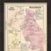 RAYNHAM Massachusetts 1871 Map Replica or Genuine ORIGINAL - Etsy