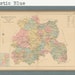 QUEENS COUNTY Ireland 1901 Map Replica or Genuine ORIGINAL - Etsy