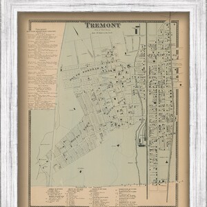 TREMONT, New York 1868 Map - Etsy