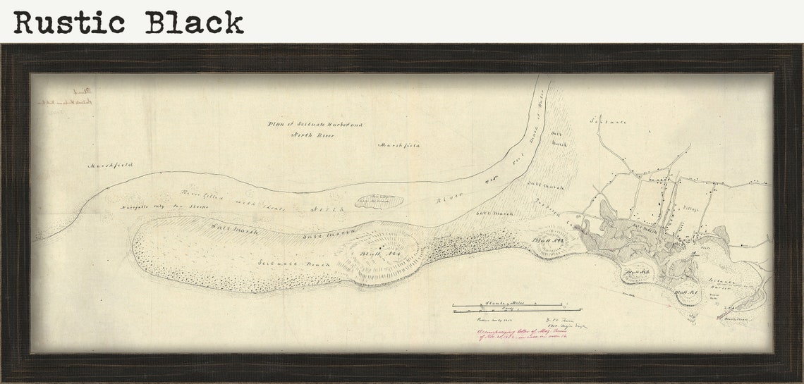 Scituate Harbor and North River, Massachusetts - Chart Published in ...