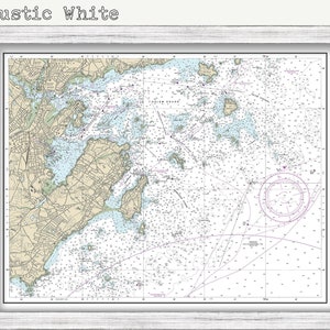 MARBLEHEAD HARBOR, Massachusetts - Nautical Chart 2013 - Etsy