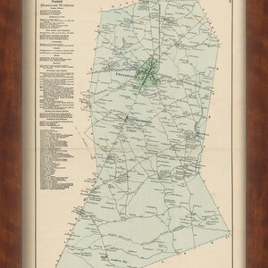 FREEHOLD, New Jersey 1873 Map - Replica or Genuine ORIGINAL - Etsy