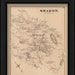 Town of SHARON, Massachusetts 1876 Map - Replica or GENUINE ORIGINAL - Etsy