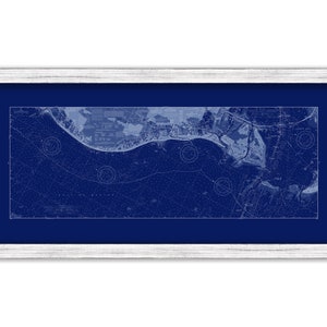 Sand Key and Treasure Island, Florida - 1998 Nautical Chart Blueprint ...