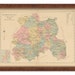 QUEENS COUNTY Ireland 1901 Map Replica or Genuine ORIGINAL - Etsy