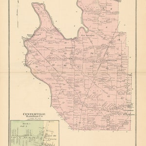 CLAY, New York - 1874 Map - Etsy