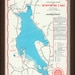 NEWFOUND LAKE, New Hampshire 1961 Nautical Chart - Etsy
