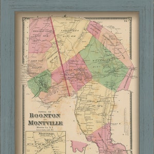 Towns of BOONTON and MONTVILLE, Morris County, New Jersey 1868 ...