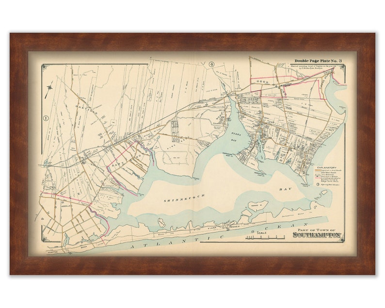 South Hampton Shinnecock Bay Tiana Beach Long Island New - Etsy