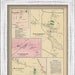 Village of ENGLISHTOWN, New Jersey 1873 Map - Replica or Genuine ...