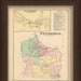 WEYBRIDGE Vermont 1871 Map - Etsy