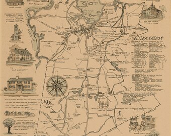 Map Of Hingham Massachusetts