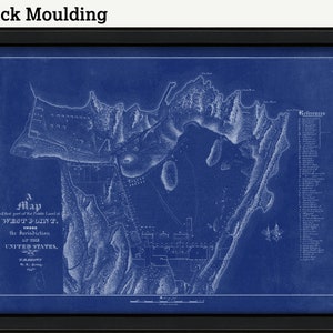 WEST POINT Military Academy, New York - 1818 Map and Plan Blueprint - Etsy