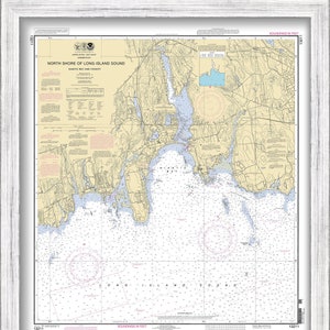 NIANTIC BAY and VICINITY, Connecticut - Nautical Chart Published in ...