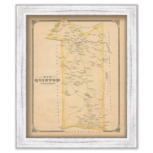 QUINTON, New Jersey - 1879 Map - Etsy