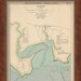 Clinton, Connecticut - Nautical Chart by George W. Eldridge Colored ...
