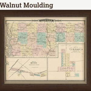 VERNON COUNTY, Wisconsin 1878 Map, Replica or Genuine Original - Etsy