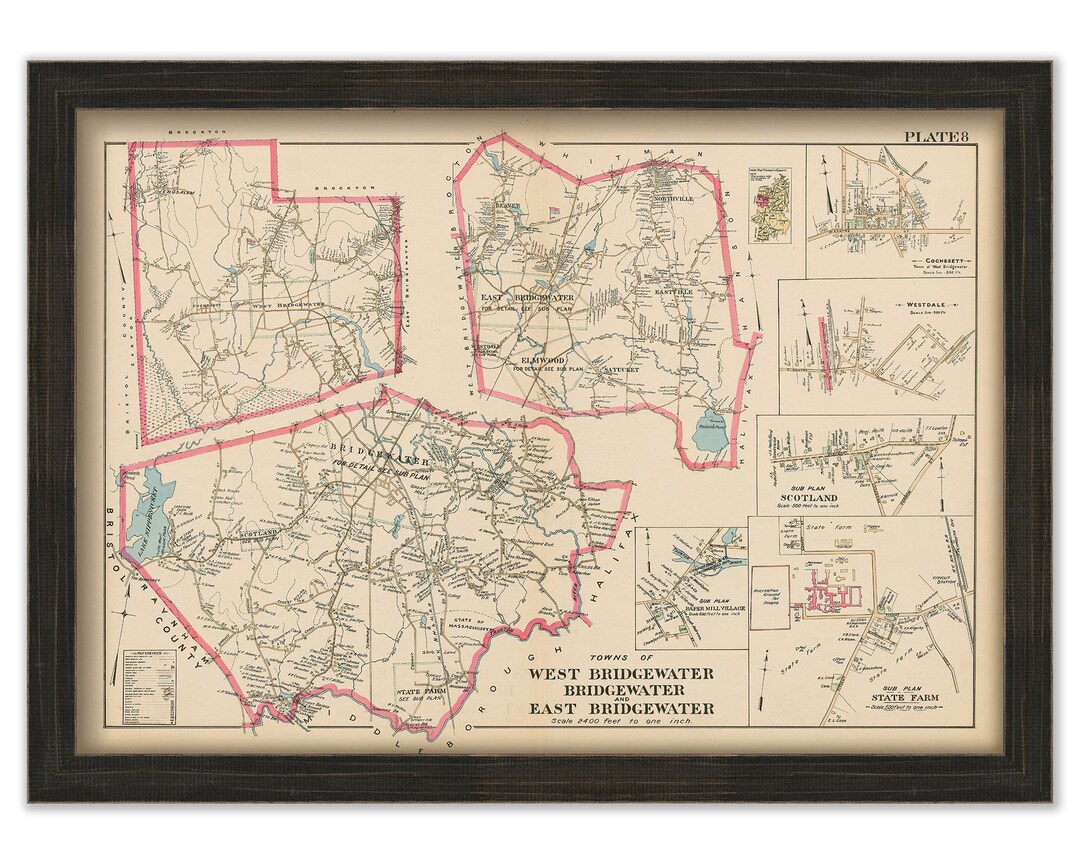 West Bridgewater, Bridgewater and East Bridgewater, Massachusetts Towns ...