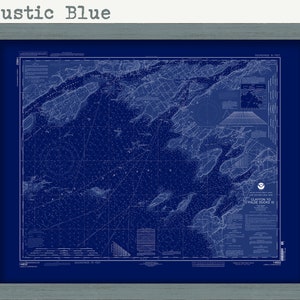 Clayton to False Duck Island, New York - 2005 Nautical Chart Blueprint ...