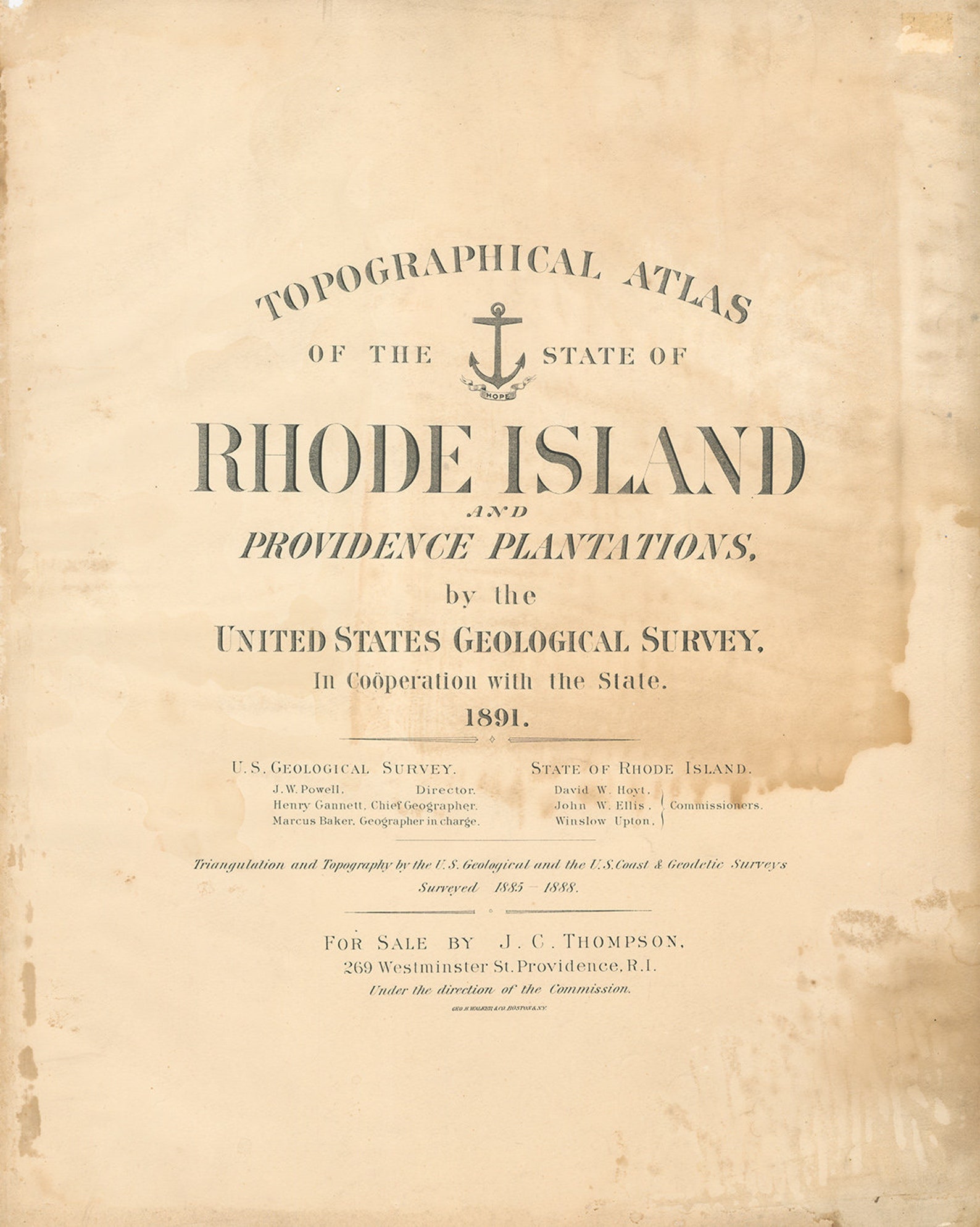 Westerly, Richmond, Hopkinton, Exeter and Charlestown, Rhode Island ...