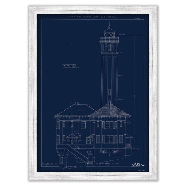Alcatraz Blueprint - Etsy