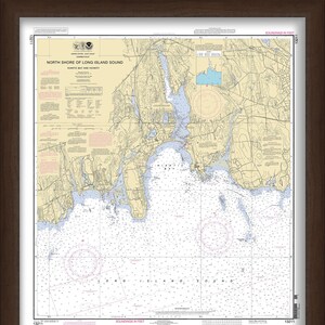 NIANTIC BAY and VICINITY, Connecticut - Nautical Chart Published in ...