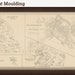 DUNBARTON and PITTSFIELD New Hampshire 1892 Map Replica or - Etsy