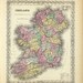 Map of IRELAND Published in 1856 - Etsy