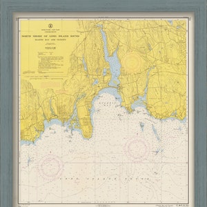 NIANTIC BAY and VICINITY, Connecticut - Nautical Chart Published in ...