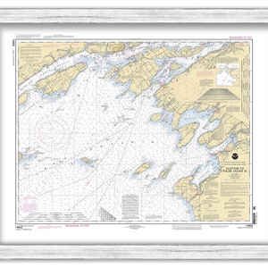 Clayton to False Duck Island, New York - 2005 Nautical Chart - Etsy