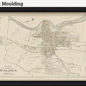 Village of WALDEN, New York 1903 Map - Replica or Genuine Original - Etsy