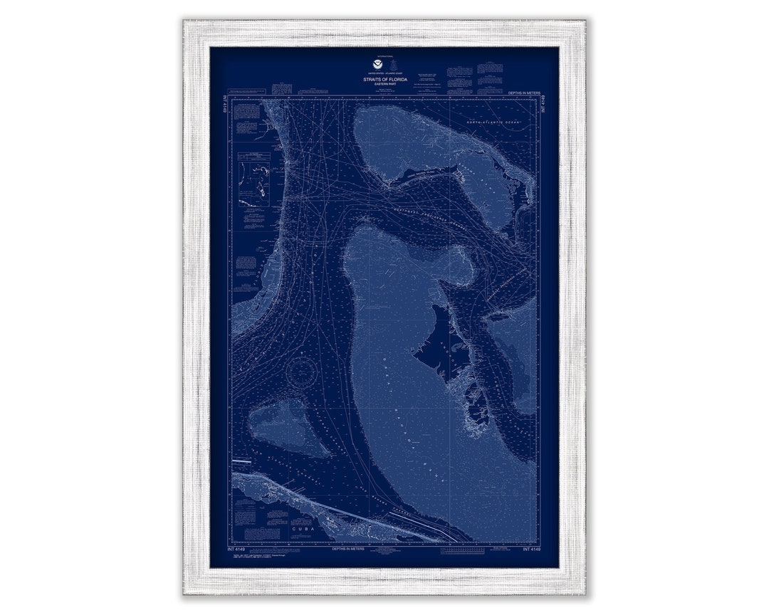 BAHAMAS 2017 Nautical Chart Blueprint - Etsy