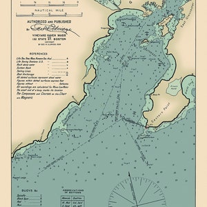 Gloucester Harbor, Massachusetts - Nautical Chart by Geo. Eldridge ...