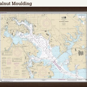 BALTIMORE HARBOR, Maryland 2018 Nautical Chart - Etsy