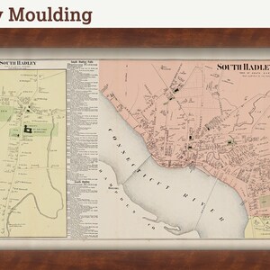 Village of SOUTH HADLEY, Massachusetts 1873 Map - Etsy
