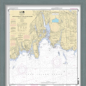 NIANTIC BAY and VICINITY, Connecticut - Nautical Chart Published in ...