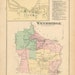 WEYBRIDGE, Vermont - 1871 Map - Etsy