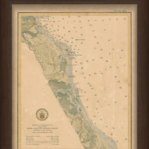 HUMAROCK as an ISLAND, Scituate, Massachusetts 1905 Chart - Etsy